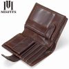 MISFITS Vintage Genuine Leather Men's Multifunctional Cowhide Wallet