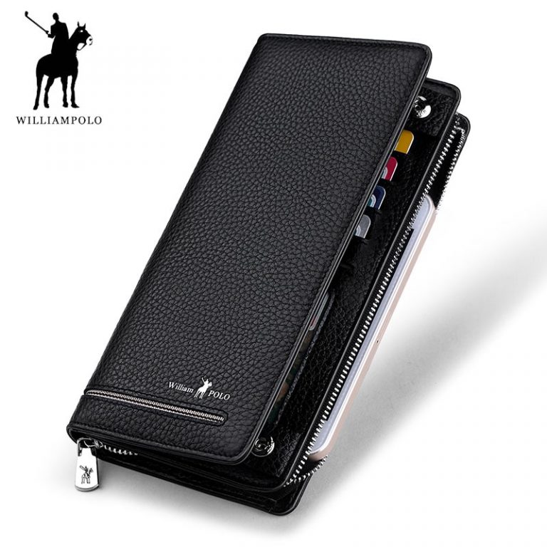 Slim and Stylish Men’s RFID Zipper Designer Mini Wallets