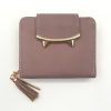 Cute Cat Ears Luxurious Leather Vintage Tassel Short Wallets for Women