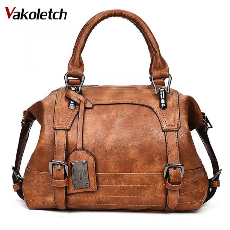 Vakoletch Soft Leather Vintage Women’s Shoulder Bags