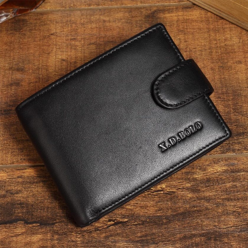 Genuine Cowhide Leather Luxury Wallets for Men