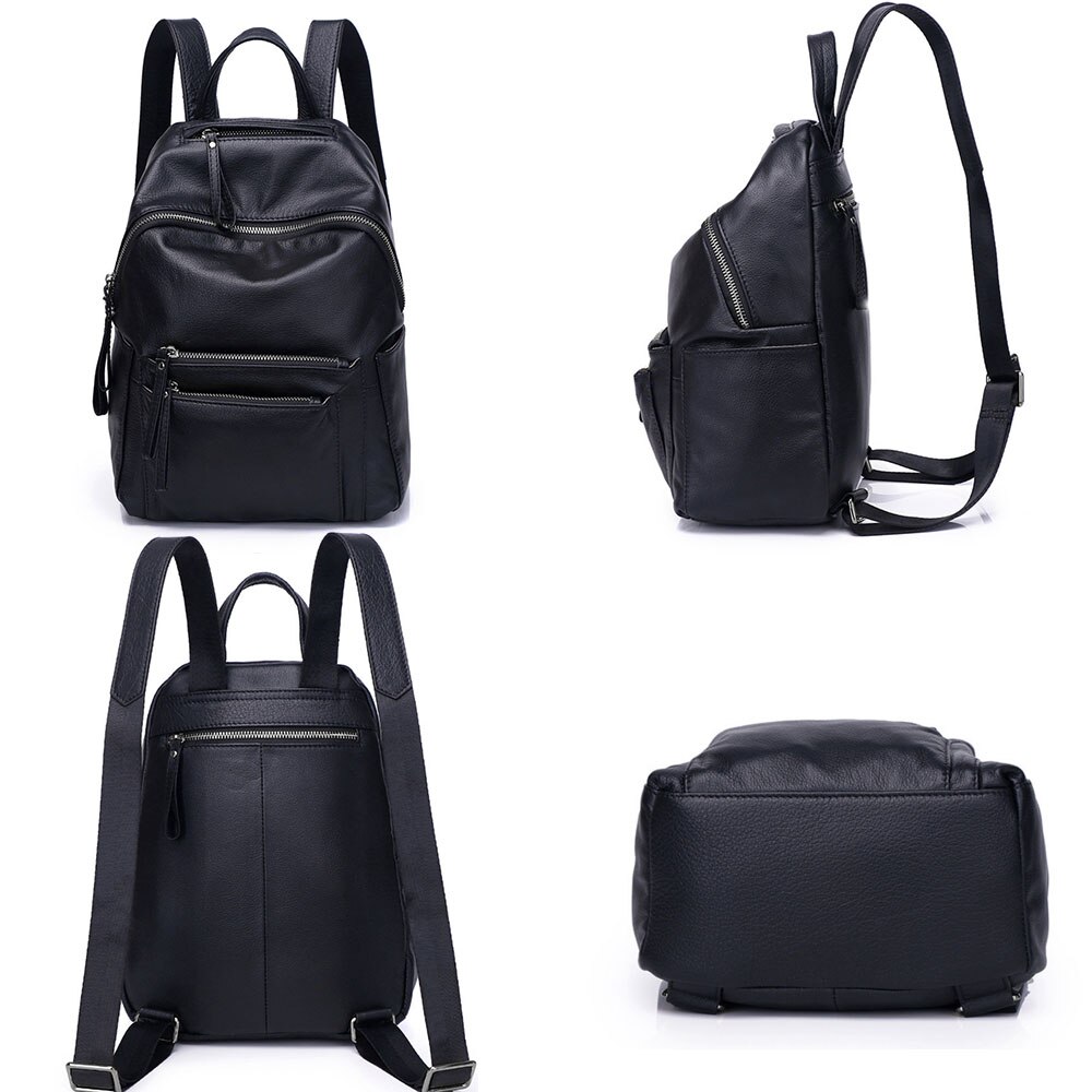 High Quality Genuine Leather Large Capacity Women’s Backpack