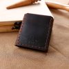 Genuine Horse Leather Vintage Trifold Men’s Wallets