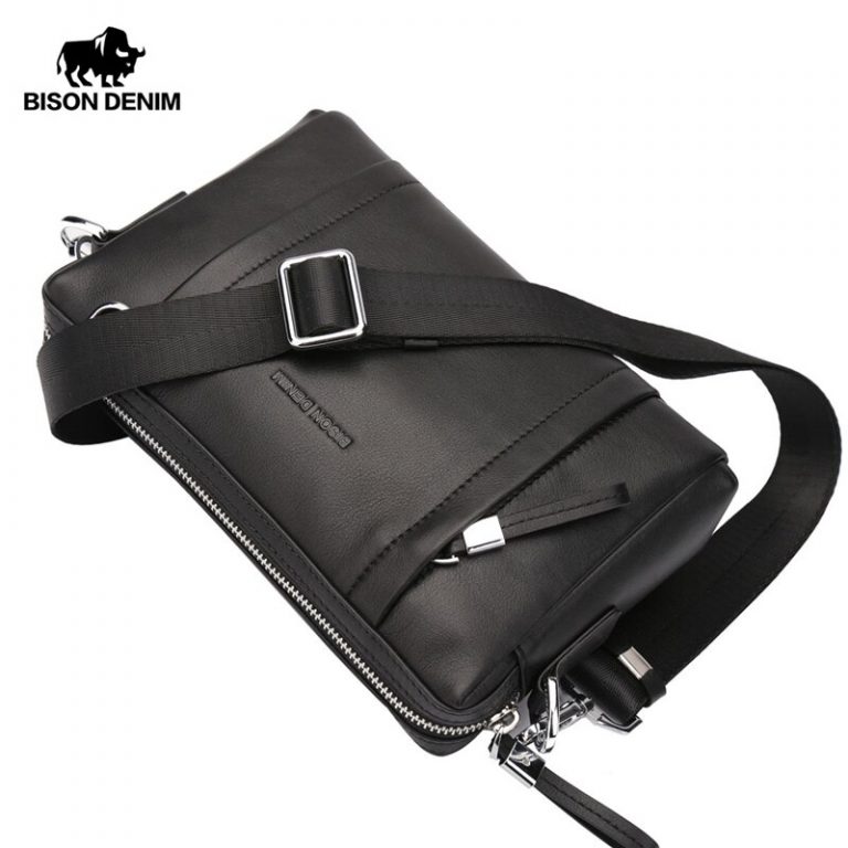 Bison Denim Genuine Leather Men’s Fashion Messenger Bags