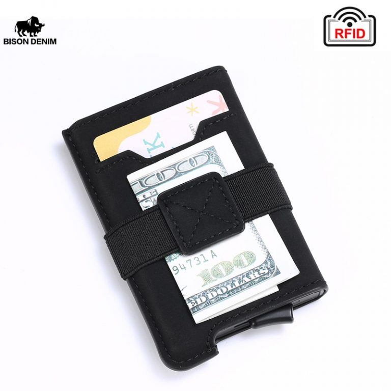 Automatic Pop Up Anti-Theft and Anti RFID Aluminium Credit Card Holder